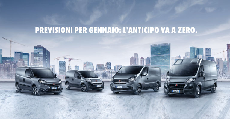 Gamma Fiat Professional con canone da 139 Euro al mese da Spazio ad ...